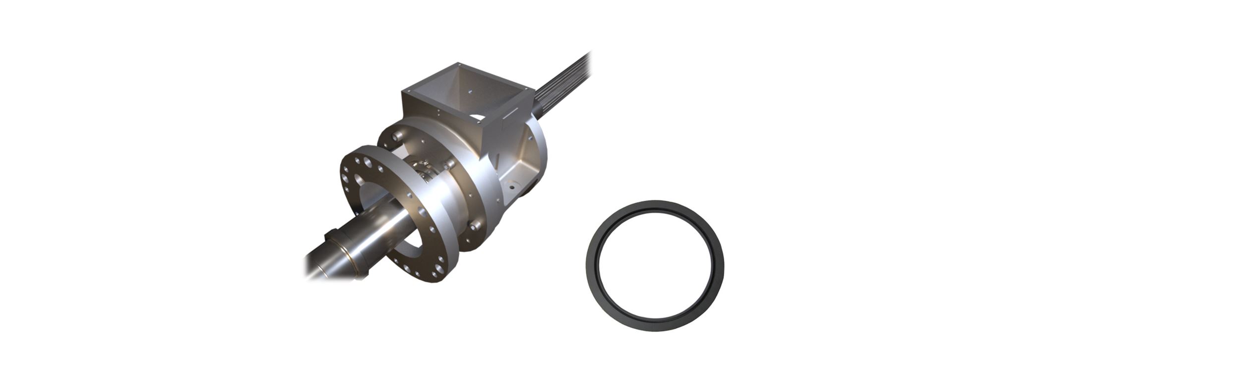 Inlet Head Assembly with Extended Wear Seals | Wenger